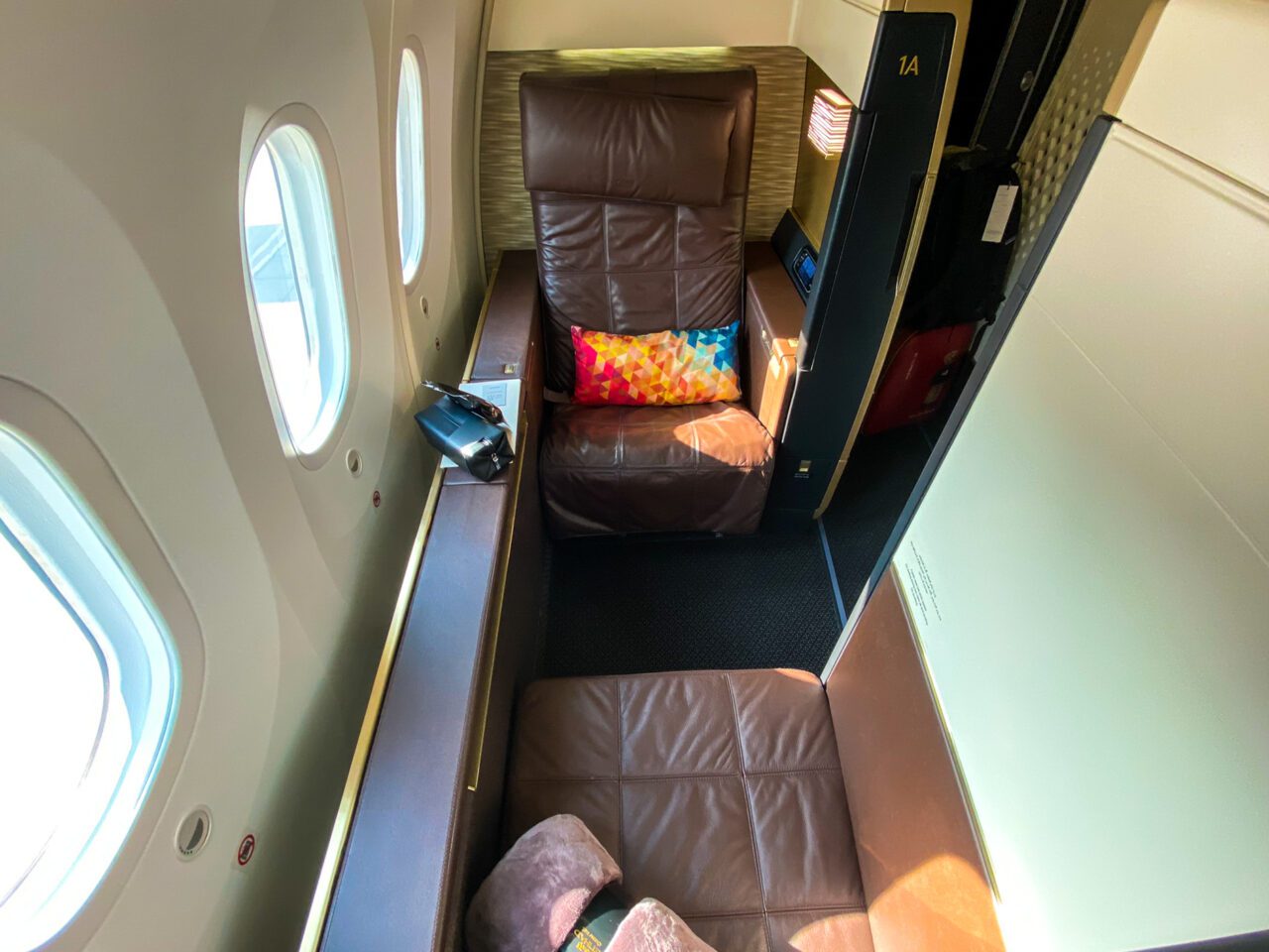 Etihad 787-9 First Class Review -- [Abu Dhabi to Washington, D.C.]